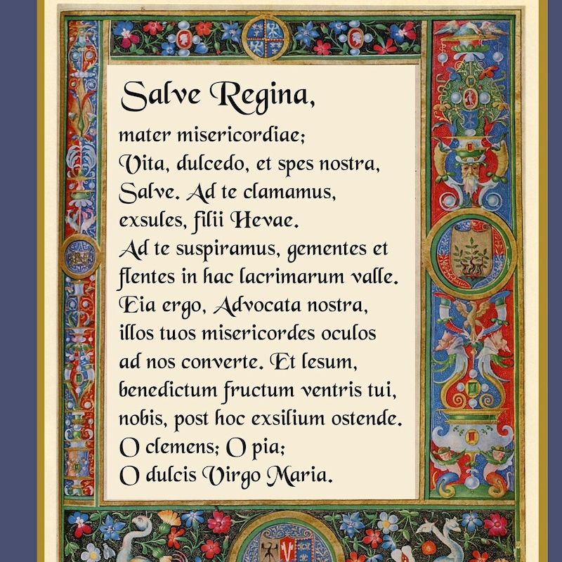 Salve Regina - Etsy