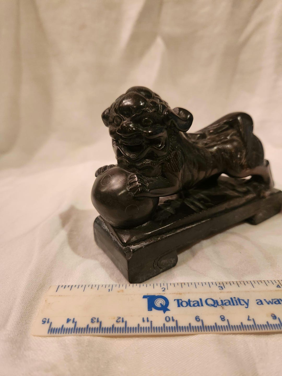 Vintage Stone Foo Dog - Etsy