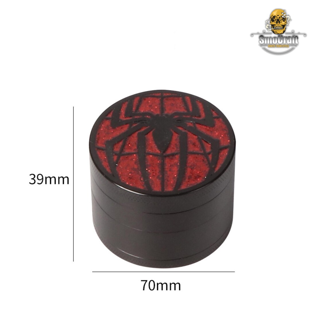 Spider-man Grinder 4-piece Herb Grinder With Iconic Spider Design ...