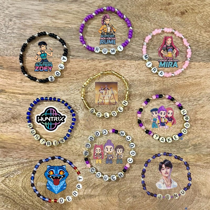 Kpop Demon Hunters Friendship Bracelet - Etsy