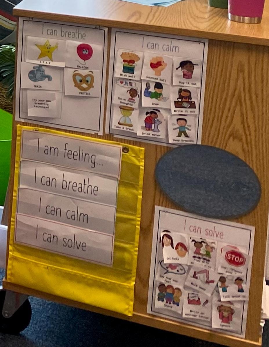 Conscious Discipline Calm Down Station - Etsy