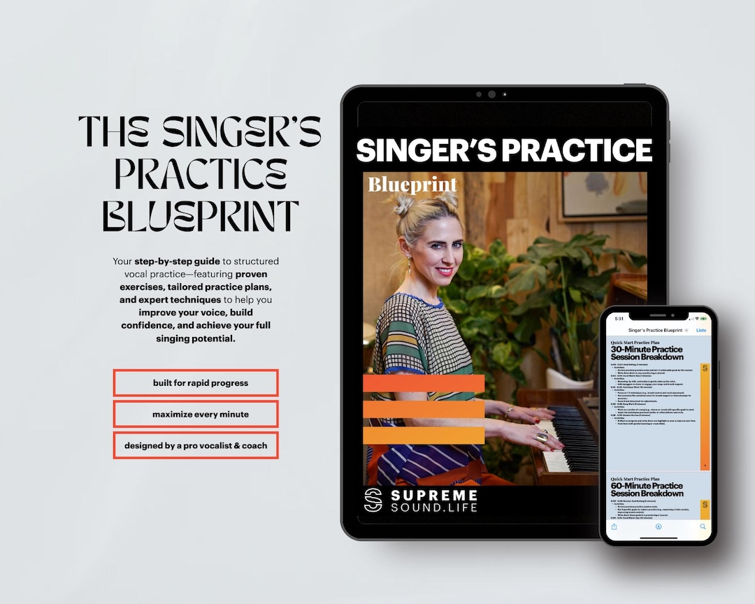 Singer’s Practice Blueprint | Vocal Training Guide, Singing Warm-ups ...