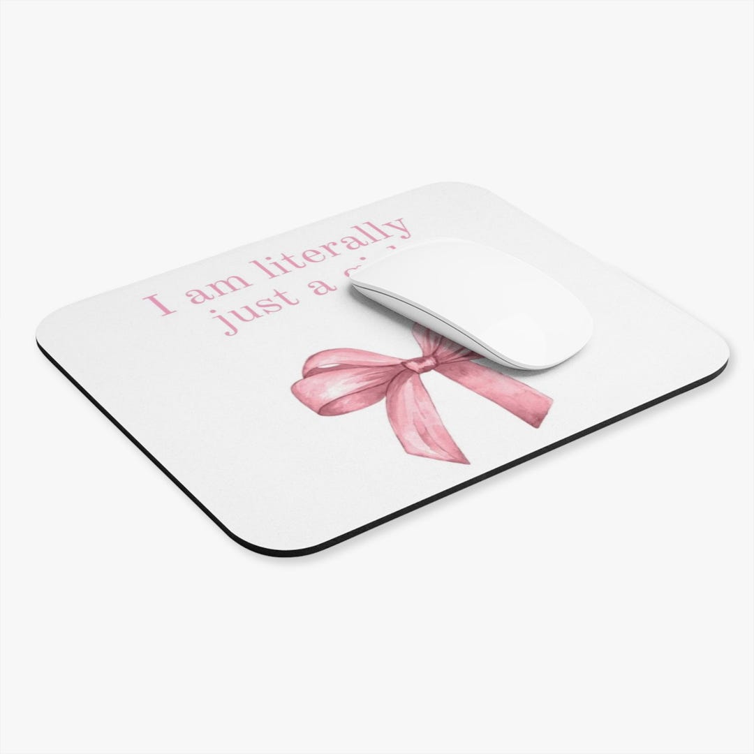 Girly Mouse Pad, Rectangle Office Desk Decor, Cute Work From Home Mouse ...