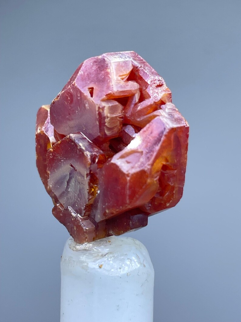 Rare Red Vanadinite Crystal Cluster From Mibladen, Midelt, Morocco ...