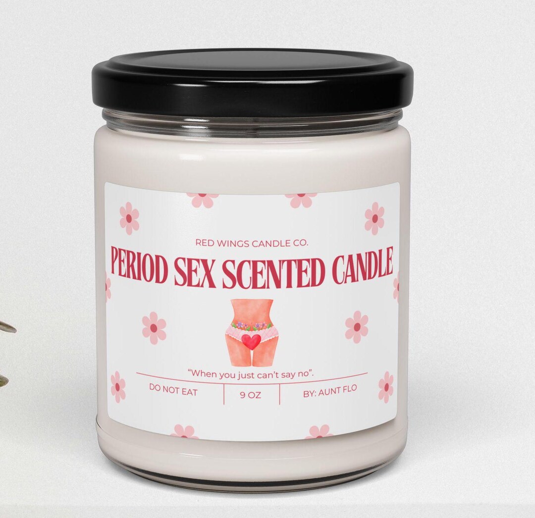 Period Sex Humor, Aunt Flo Gag Gift, Offensive X-rated Candle ...