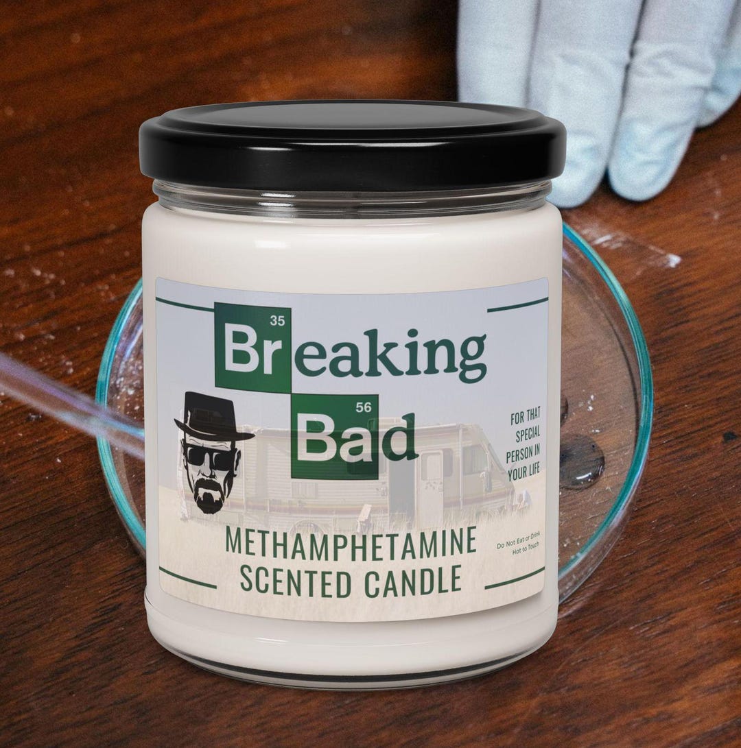 Breaking Bad Drug Lab Theme Scented Soy Candle, Funny Gag Gift ...