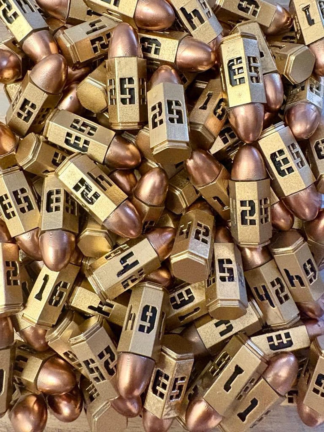 9MM Painted Bullet Dice by Vovstudios 100% Designed and Manufactured in ...