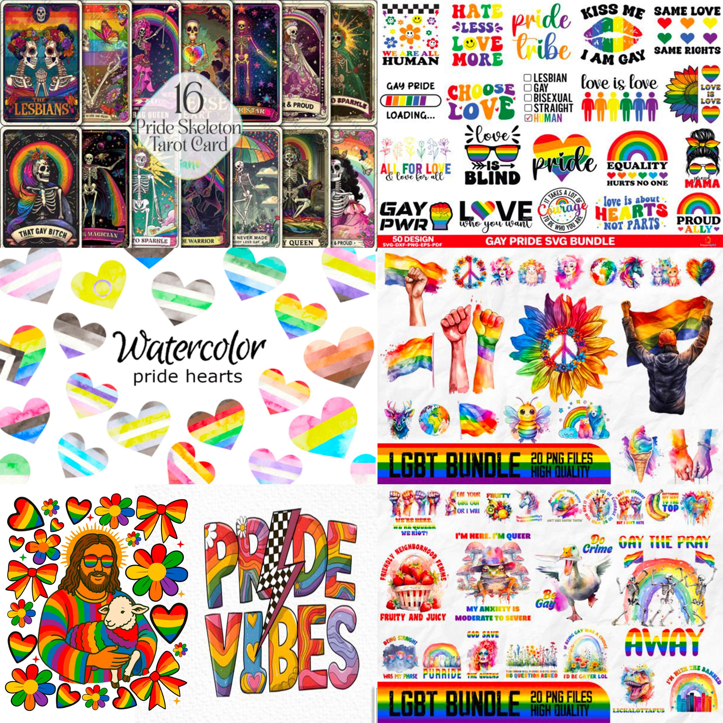 Gay Pride Png Bundle, LGBTQ Pride Svg, Lgbtq Quotes Png, Pride Bundle ...