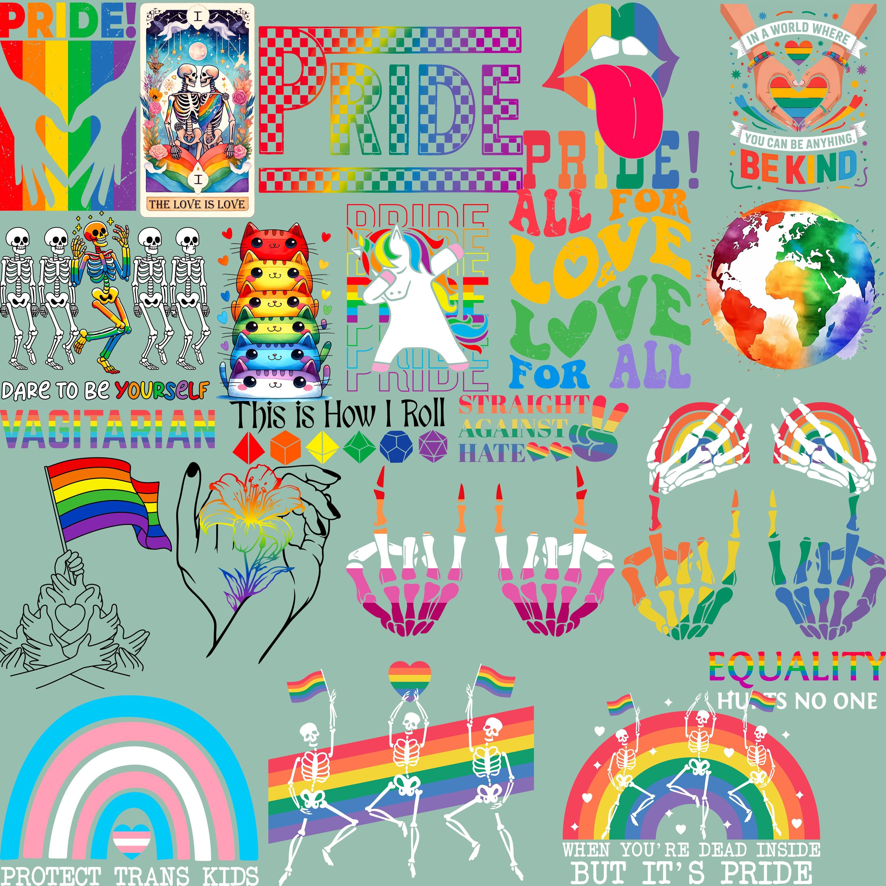 Gay Pride Png Bundle, LGBTQ Pride Svg, Lgbtq Quotes Png, Pride Bundle ...