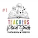 Teacher Floral Embroidery Design, Teacher Embroidery Design, Embroidery ...