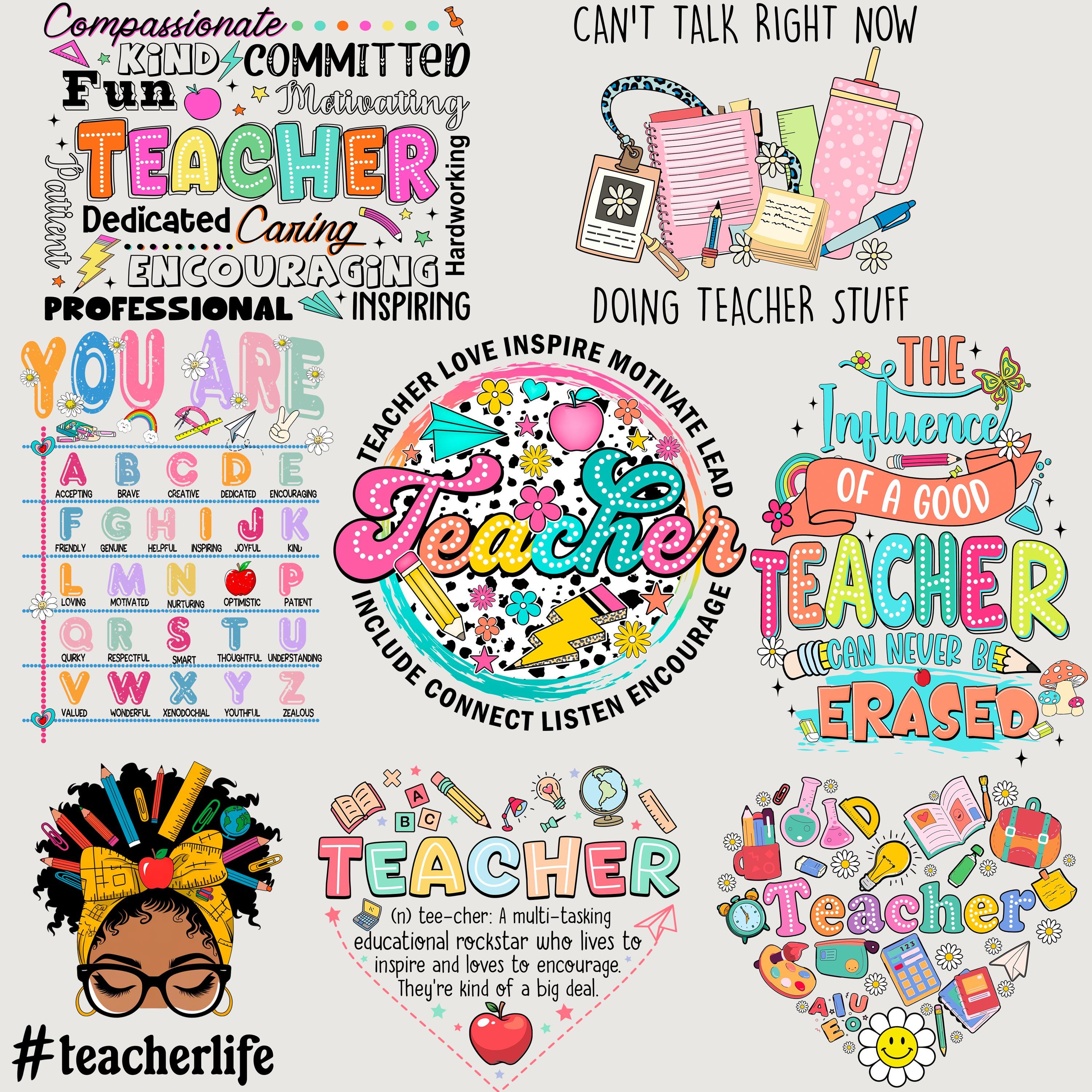 Retro Teacher Tour Png, Teacher Groovy Png, Retro Clipart for School ...