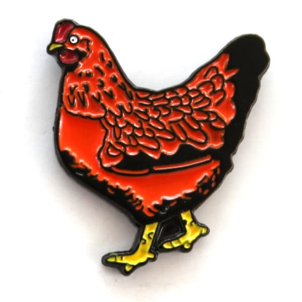 Chicken Pin - Etsy