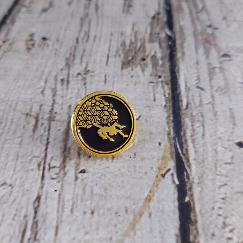 Rock Climbing Black and Gold Climber Pin Enamel Pin Enamel - Etsy