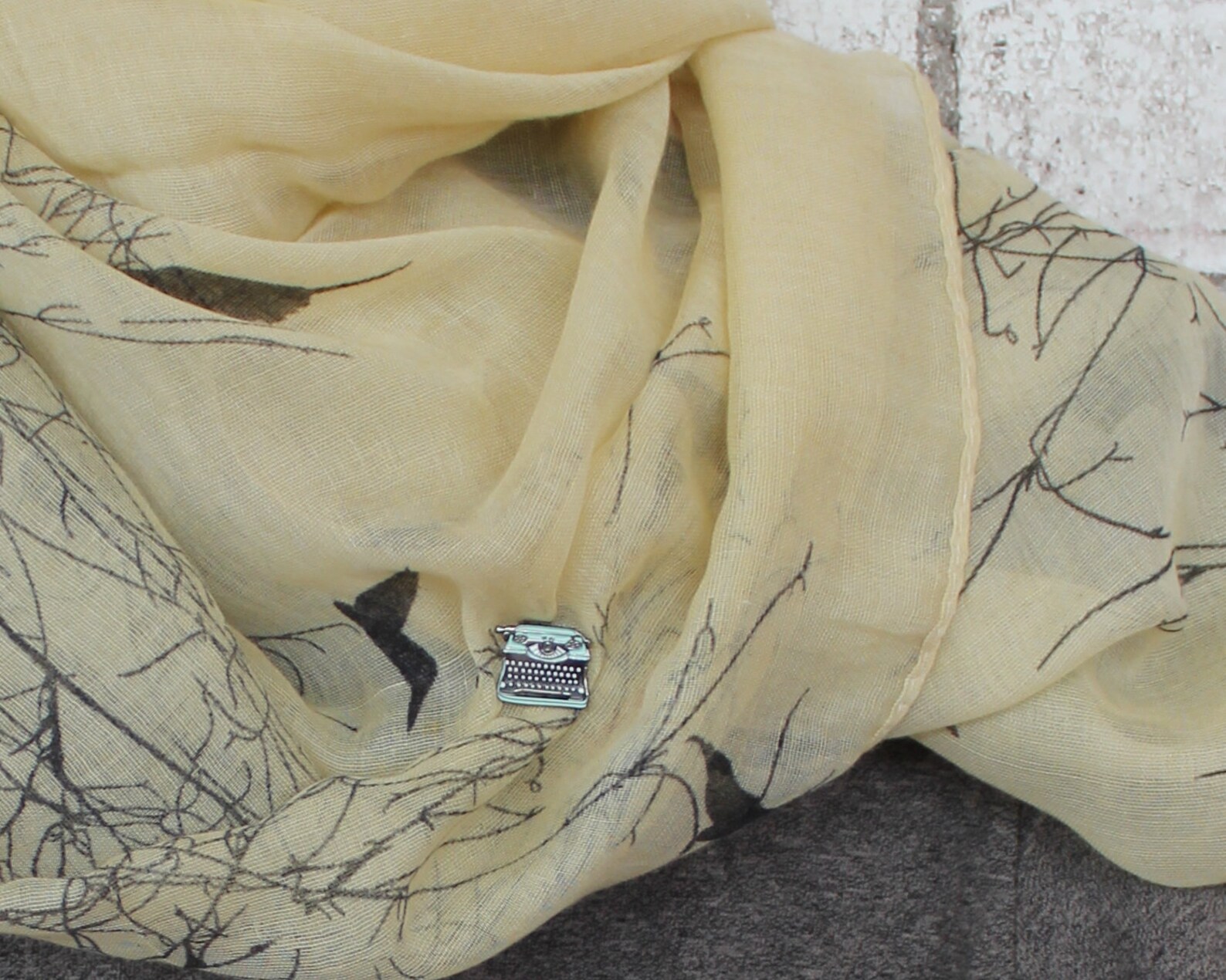 Typewriter Pin Vintage Typewriter Enamel Pin Writer Gift | Etsy