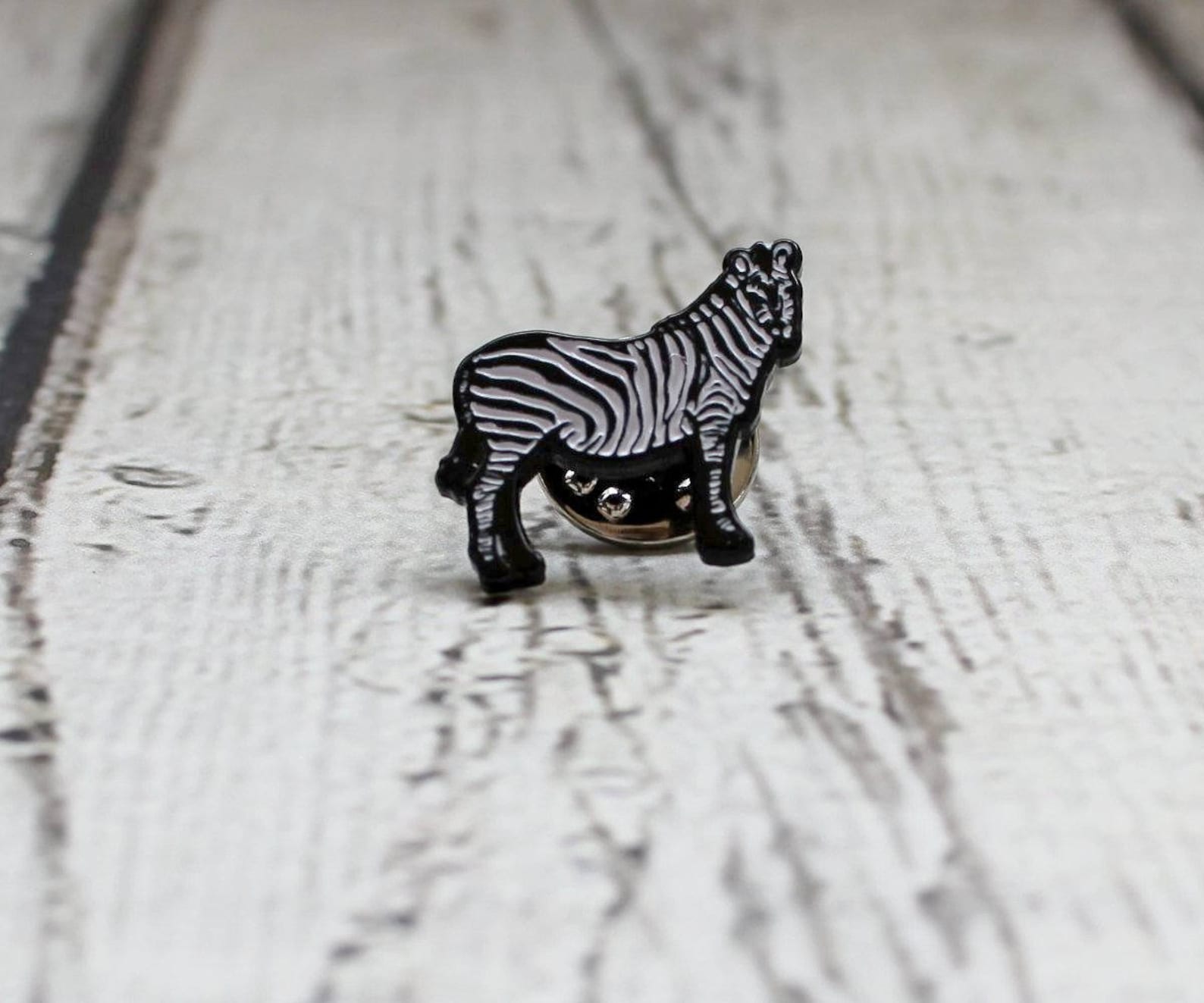 Zebra Enamel Pin Animal Brooch Soft Enamel Lapel Pin Small | Etsy