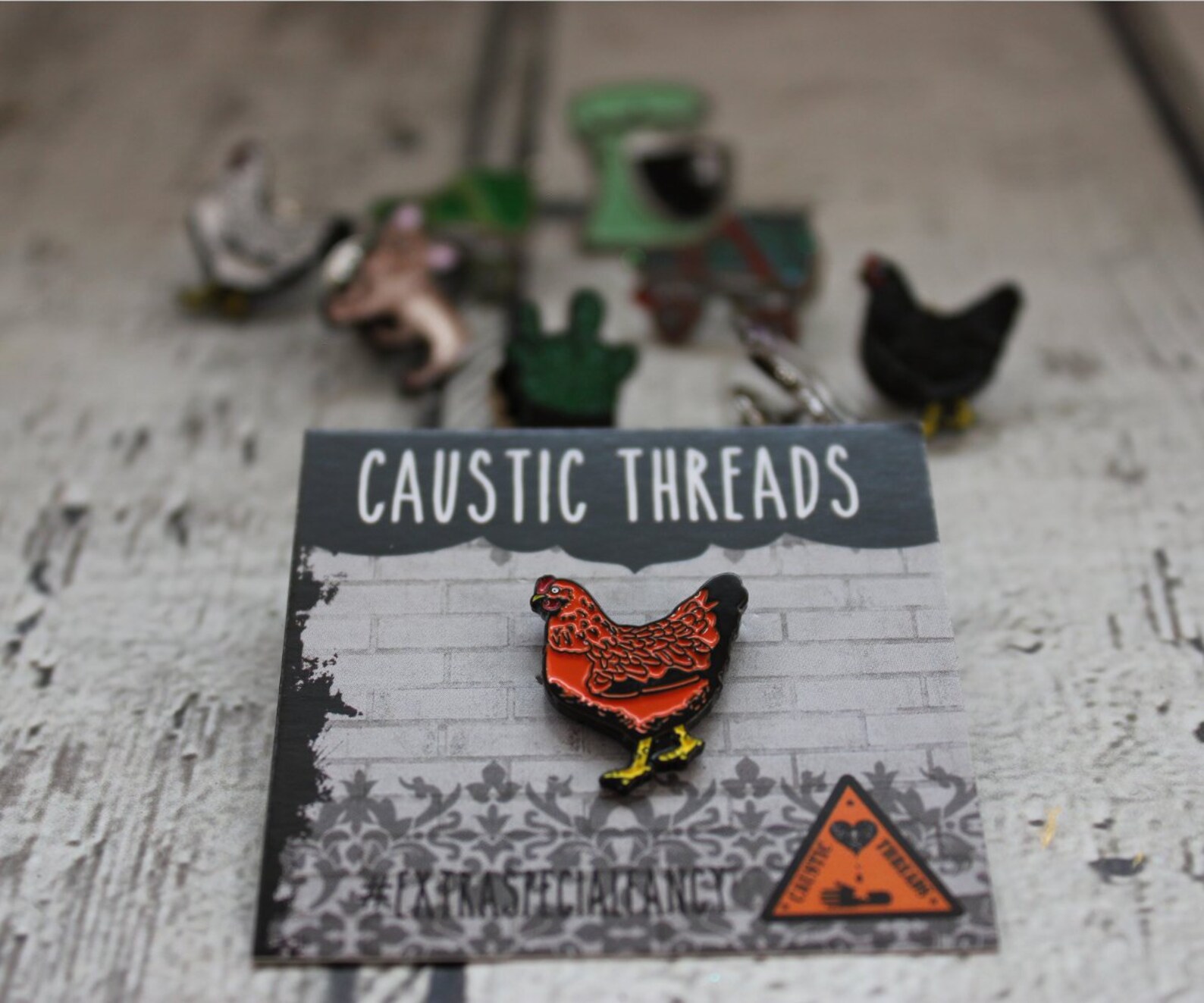 Little Red Hen Pin Rust Hen Easter Egger Back Yard - Etsy