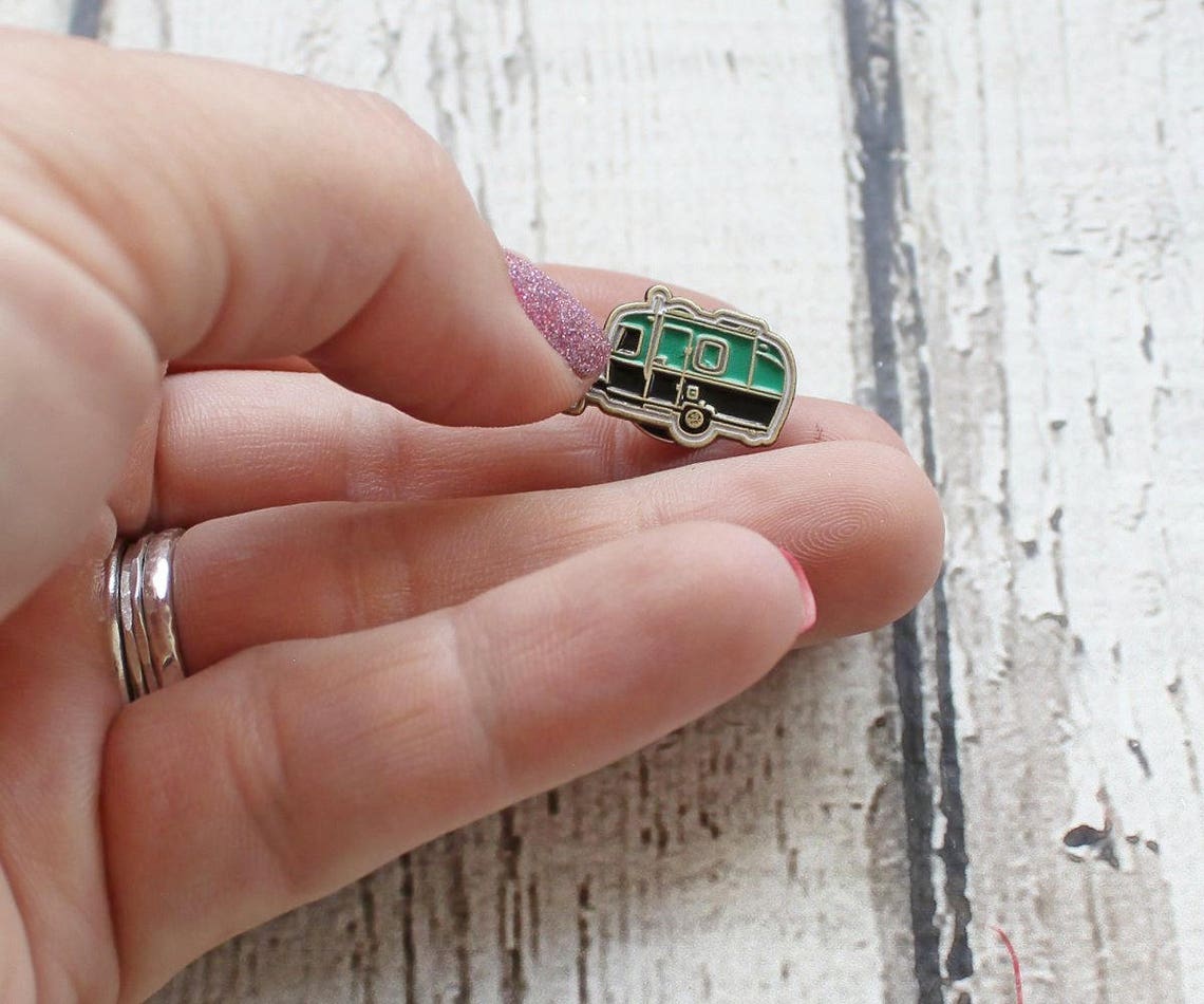 Camper Enamel Pin Soft Enamel Lapel Pin Happy Camper Summer | Etsy