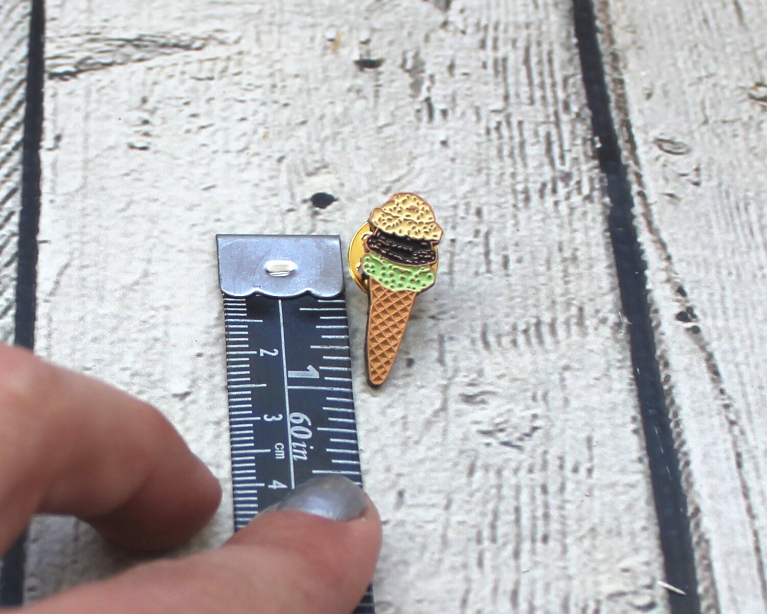 Cute Ice Cream Cone Soft Enamel Pin Rockabilly Lapel Pins | Etsy