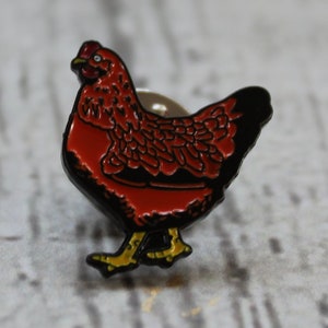 Little Red Hen Pin, Rust Hen, Easter Egger, Back Yard Chickens, Soft ...