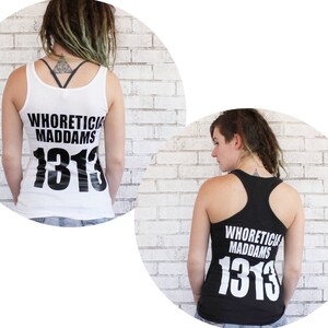 Roller Derby Scrimmage Set, Cotton Tank Top With Custom Name and Number ...