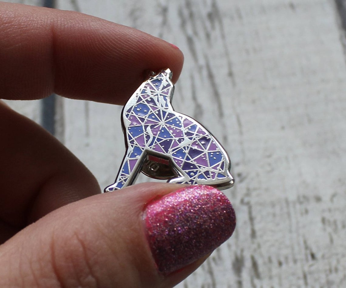 Coyote Pin 1 Soft Enamel Lapel Pin Howling Wolf - Etsy