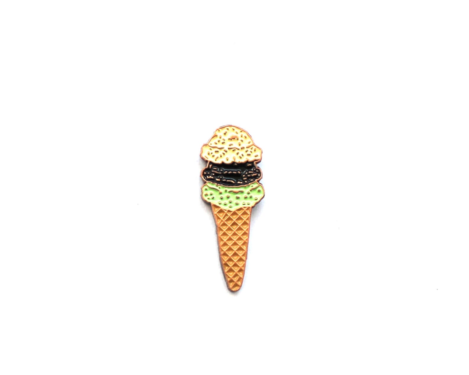 Cute Ice Cream Cone Soft Enamel Pin Rockabilly Lapel Pins | Etsy