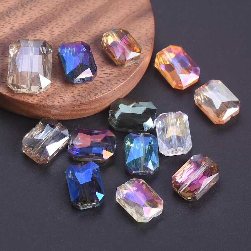Rectangle Crystal - Etsy