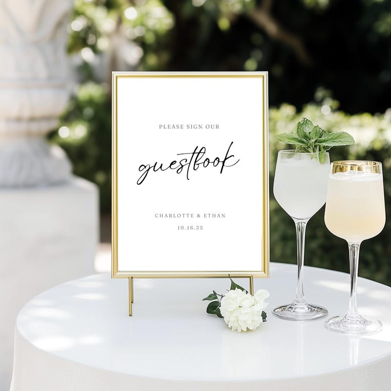 Guest Book Sign - Etsy