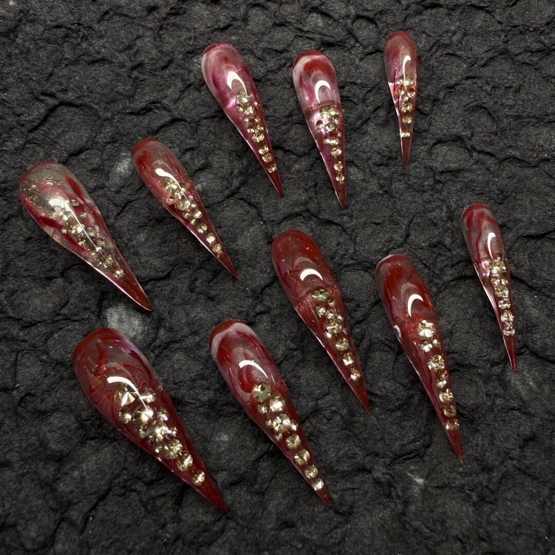 Claw Press-on Nails | Wolf Claw Armor | Dragon Claw | Armor Anime Nails ...