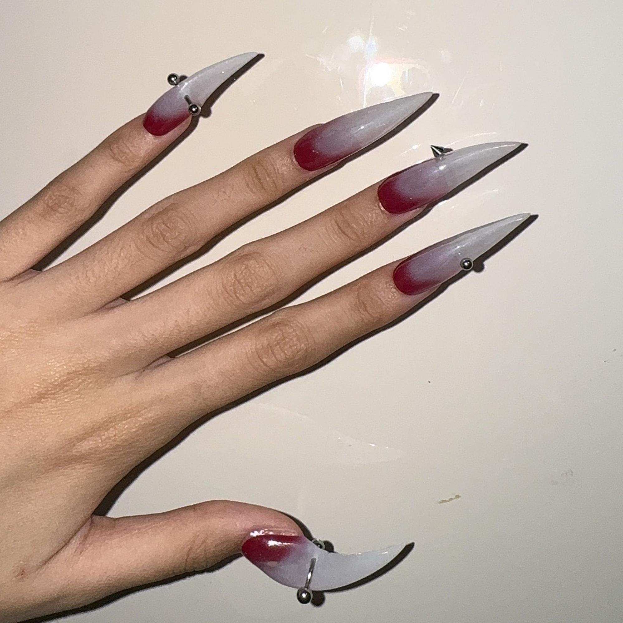 Wolf Claw Dragon Claw Press-on Nails | Werewolf and Eagle Claw Inspired ...