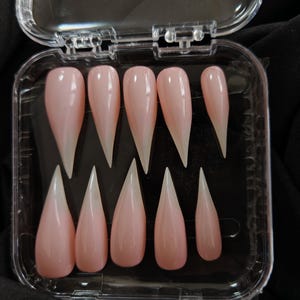 Pink Claw Press on Nail Werewolf Nails Claws Raptor Claw Nails Claw ...