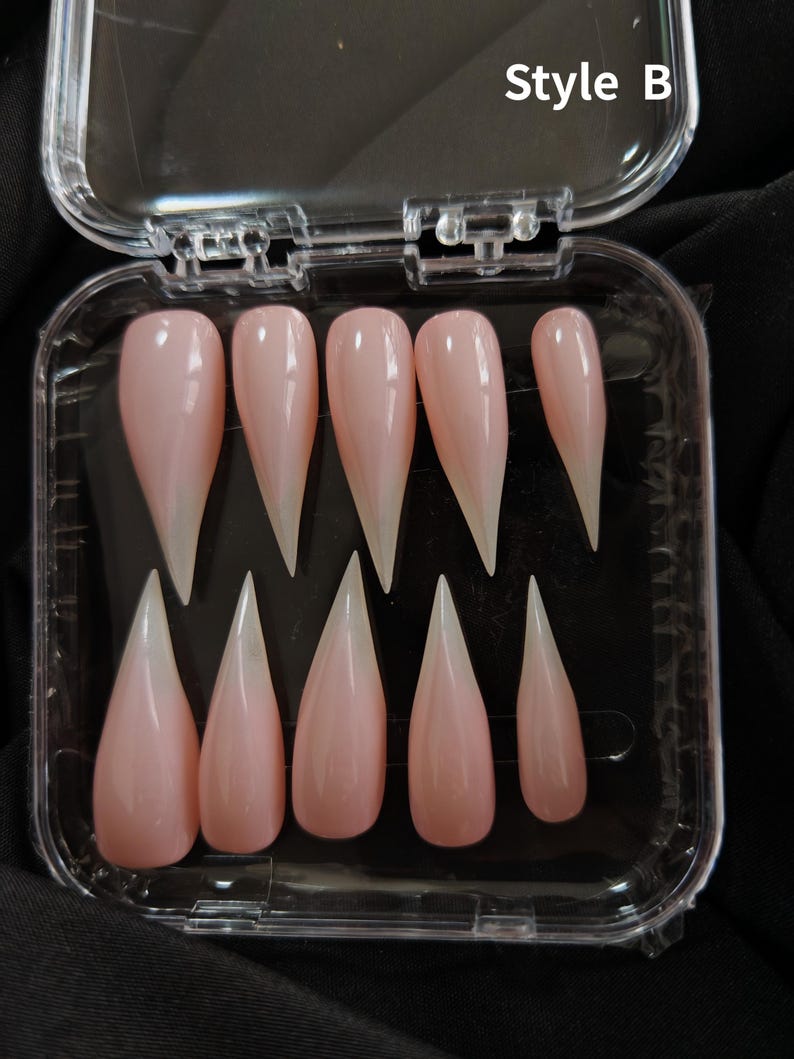 Pink Claw Press on Nail Werewolf Nails Claws Raptor Claw Nails Claw ...