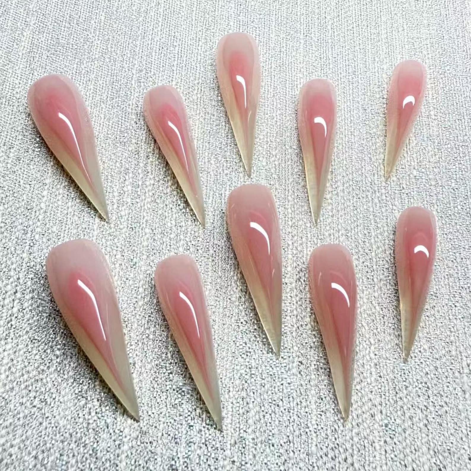 Pink Claw Press on Nail Werewolf Nails Claws Raptor Claw Nails Claw ...