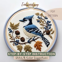 Goldfinch Hand Embroidery Pattern, American Goldfinch Bird, Finch Bird ...