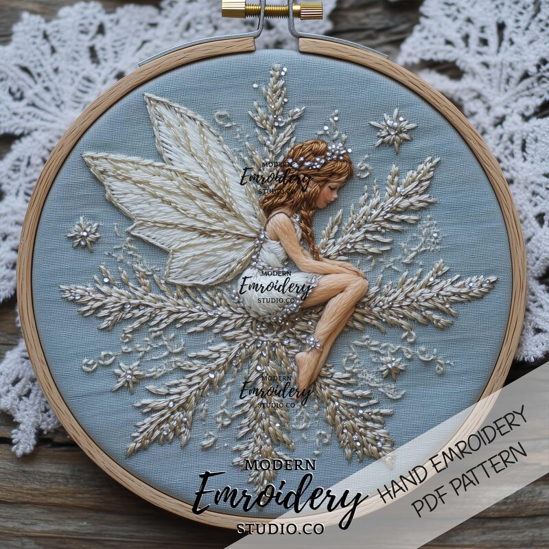 Winter Embroidery - Etsy