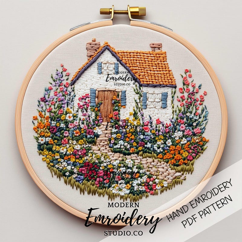 Cottage Embroidery - Etsy