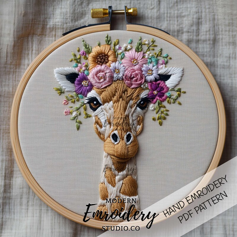 Crown Embroidery Pattern - Etsy