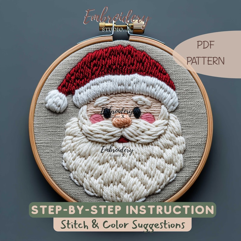 Needlepoint Kit Santa Claus - Etsy