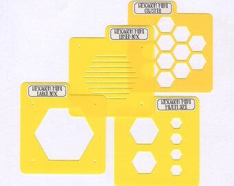 Hexagon Stencil - Etsy