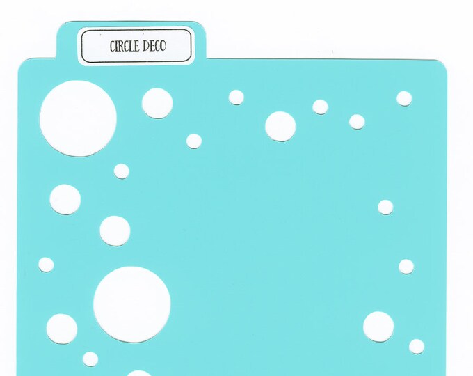 CIRCLE DECO STENCIL - Etsy