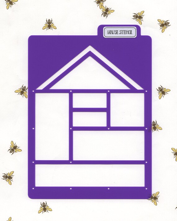 HOUSE LAYOUT Stencil | Etsy