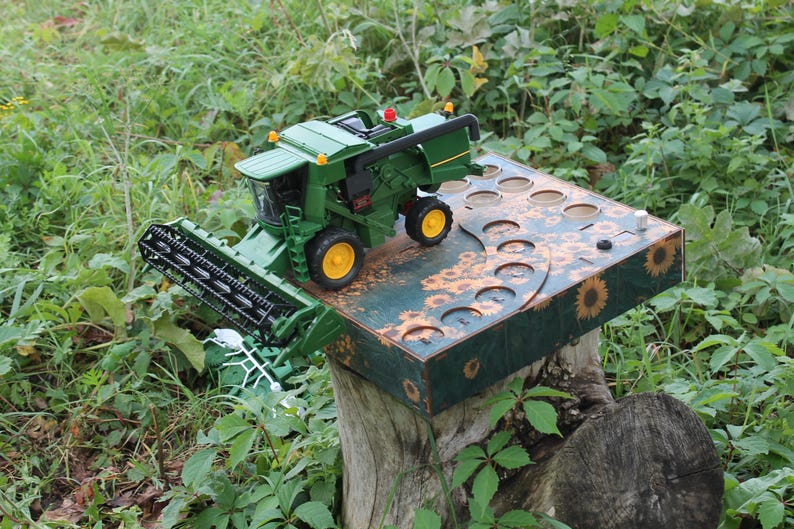 Farming Combine Whiskey Dispenser for Rustic Wedding Gift and John ...