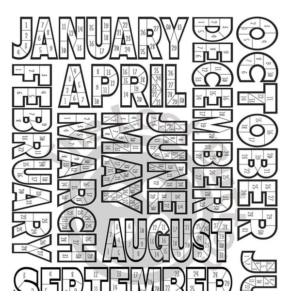 Coloring Planner Habit Tracker - Etsy