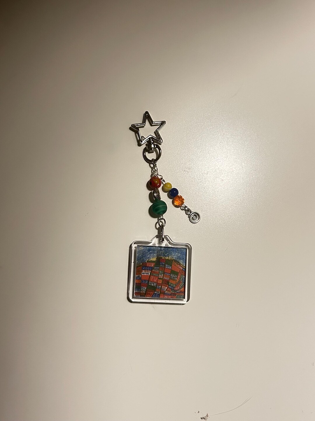 Radiohead Hail to the Thief Album Cover Keychain - Etsy