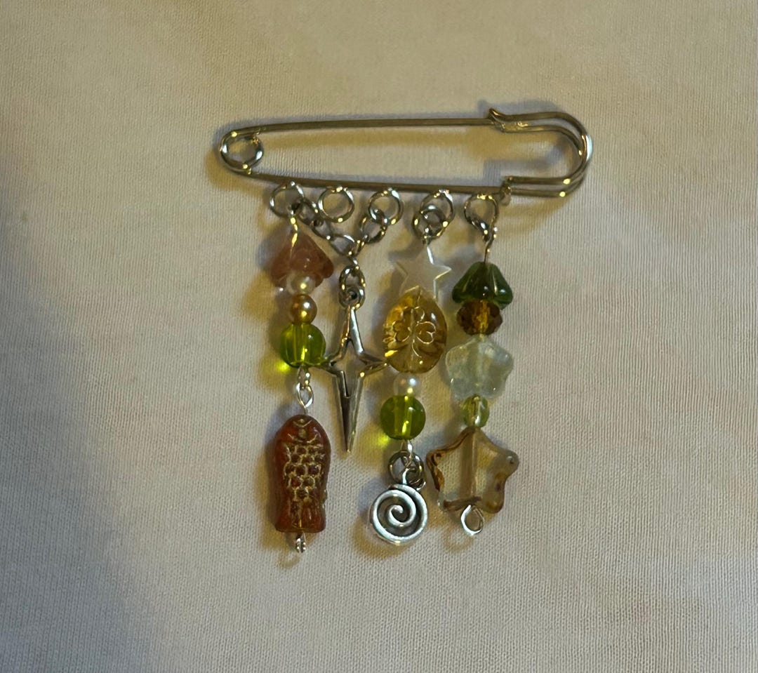 Safety Pin Bag Charms!! - Etsy
