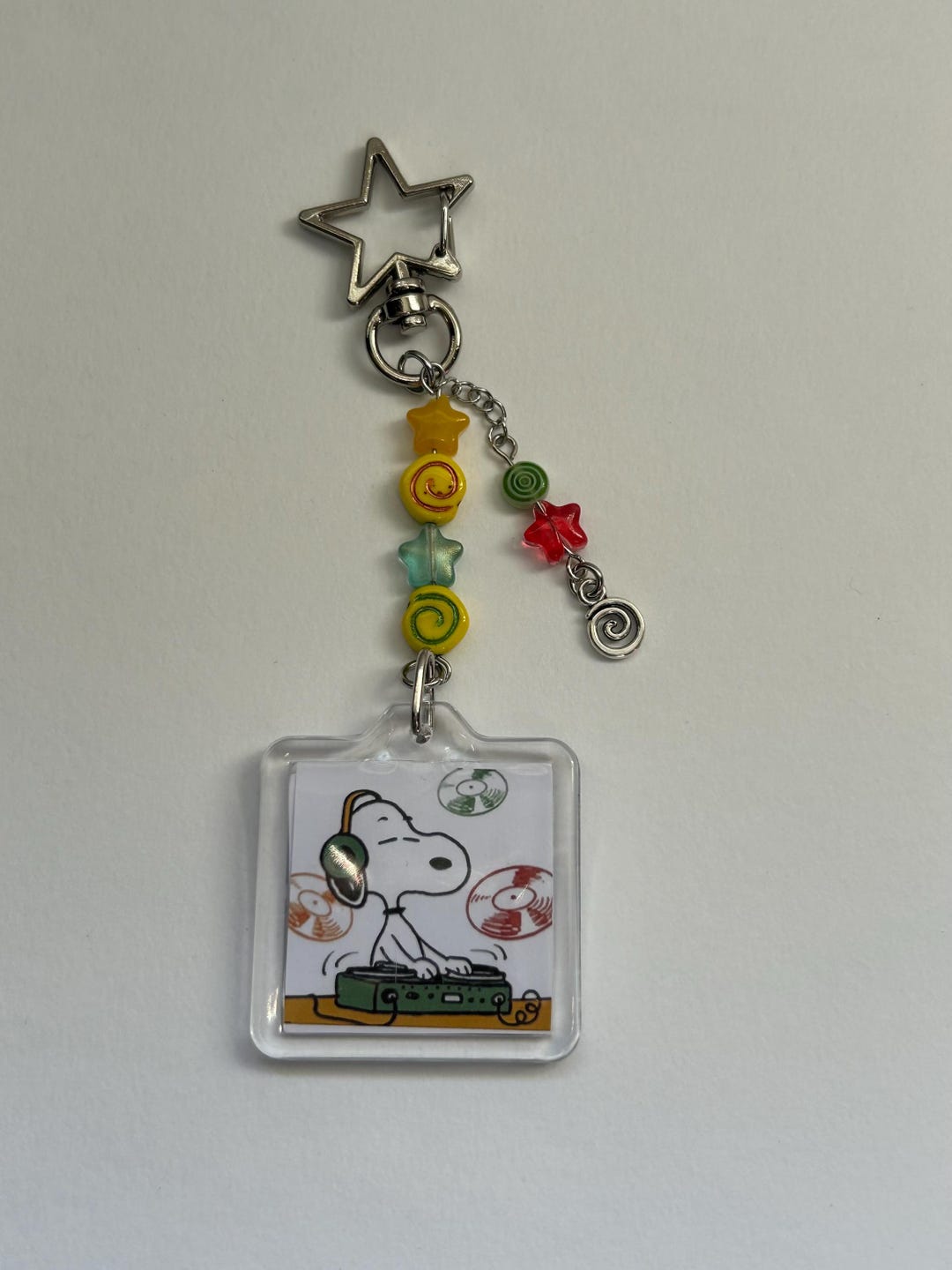 Dj Snoopy Photo Album Trinket Keychain - Etsy