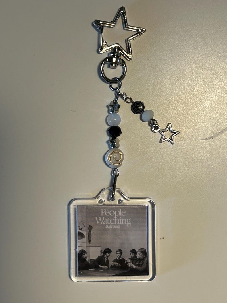 Sam Fender People Watching Album Keychain - Etsy
