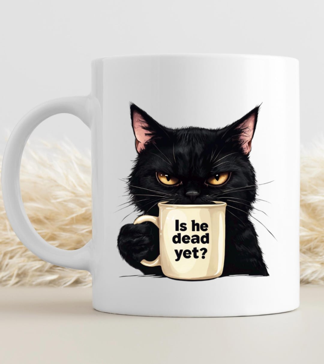 Anti Trump Coffee Mug, is He Dead yet Coffee Cup, Subtle FDT Hidden ...