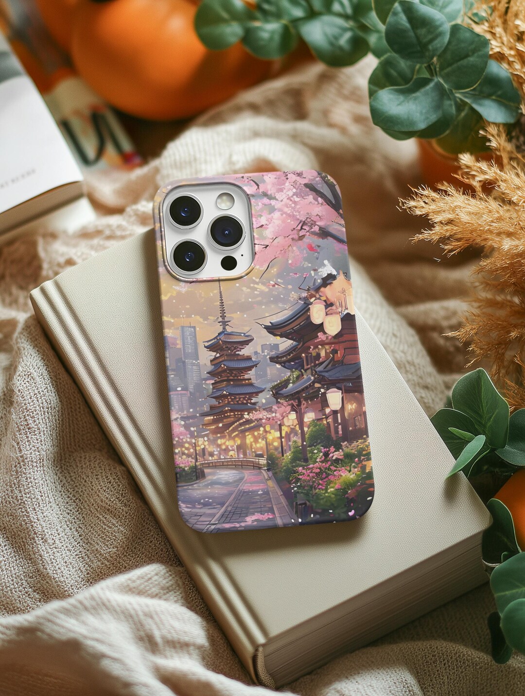 Sakura Cherry Blossom Phone Case, Japanese Aesthetic Phone Covers ...