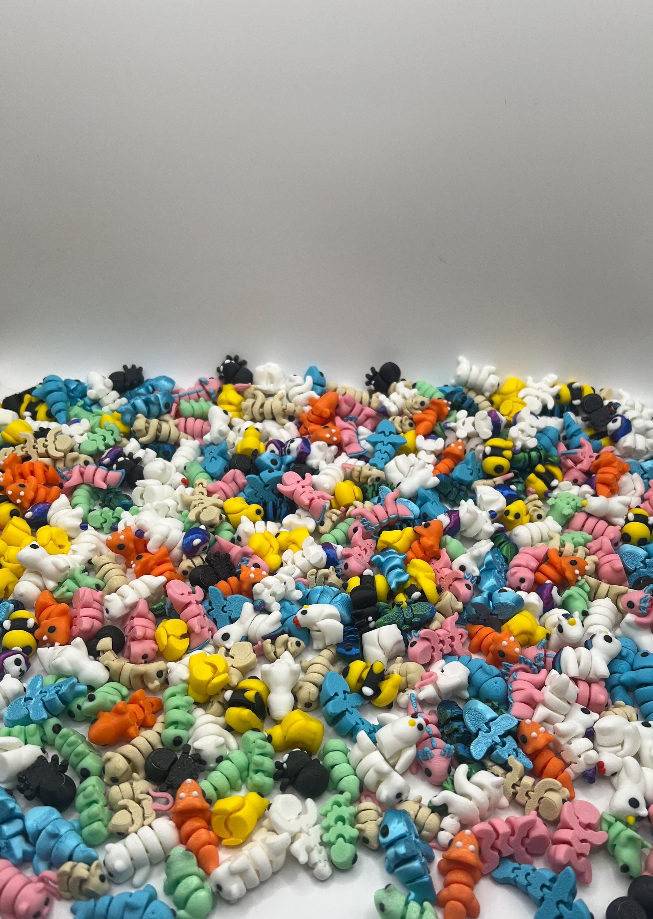 Mystery Micro Mini 3D Printed Articulated Animals, 3D Printed, Mini ...